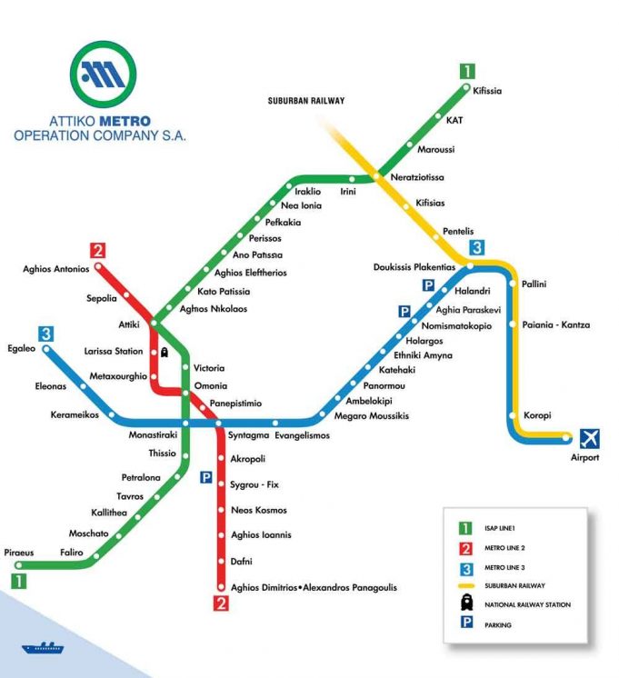 Athens Metro Guide - Map, Lines, Tickets | Athsenser